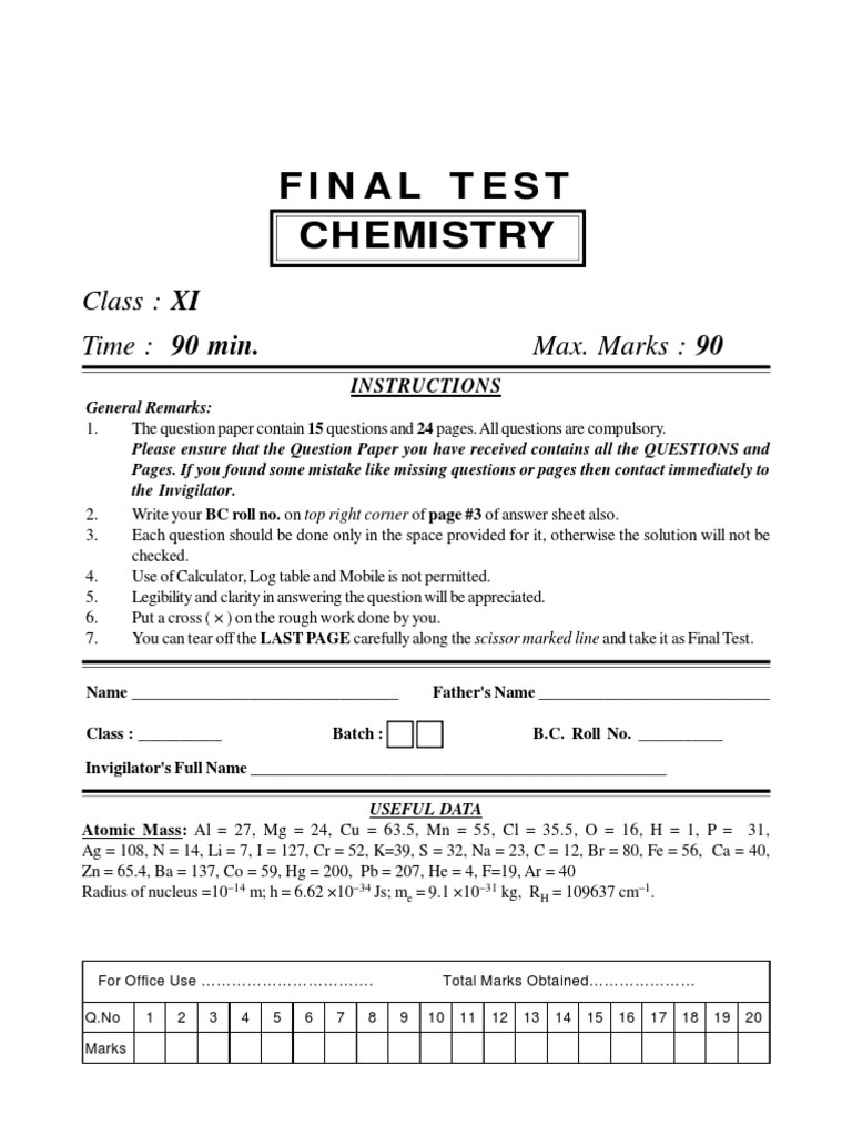 CHEMISTRY-25-02-11th (PQRS & J) Space | PDF | Electronvolt | Chemical Compounds