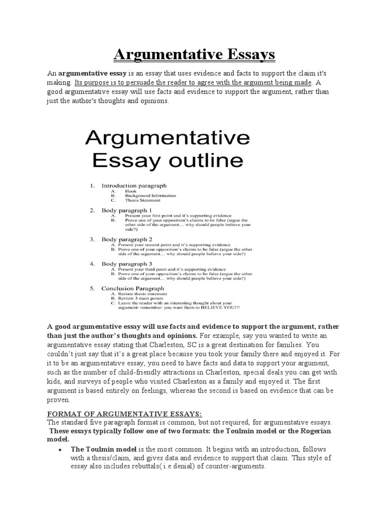 Argumentative Essays | PDF | Essays | Libraries