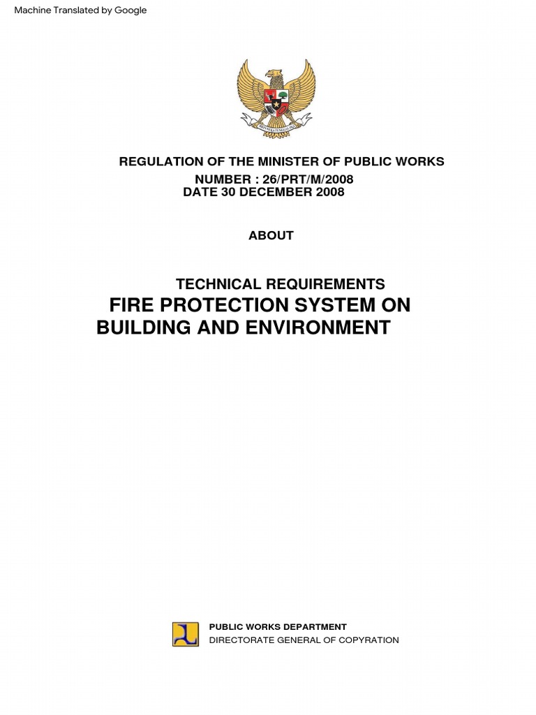 Fire Protection System On Building and Environment | PDF | Wall ...