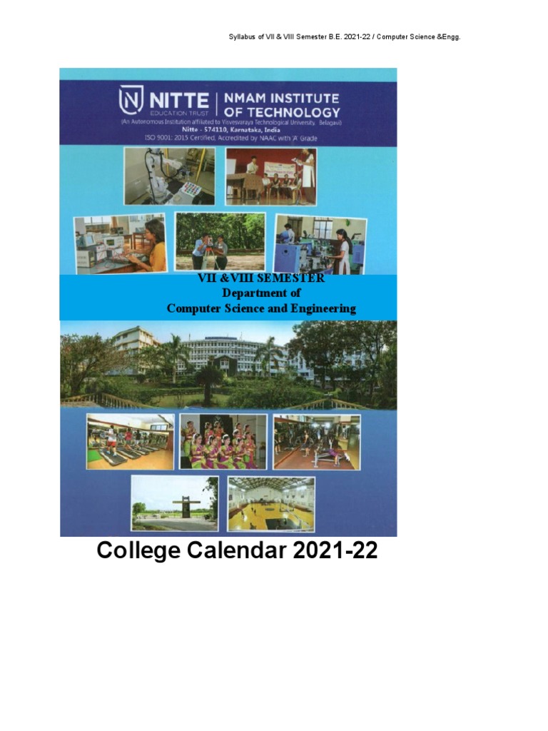 7 8th Sem Syllabus Pdf Academic Degree Science 