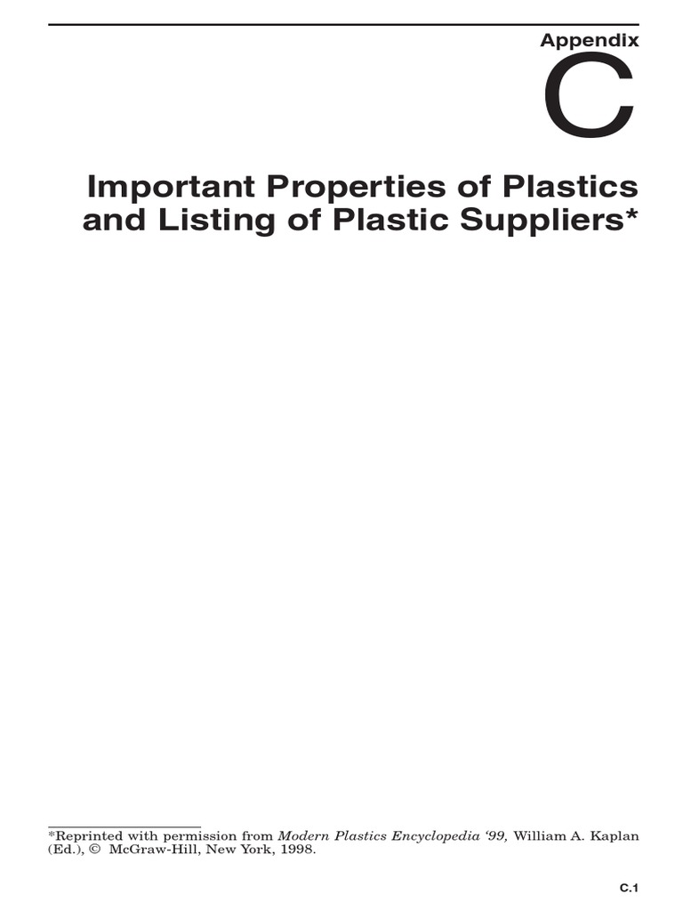 Appc | PDF | Poly(Methyl Methacrylate) | Materials