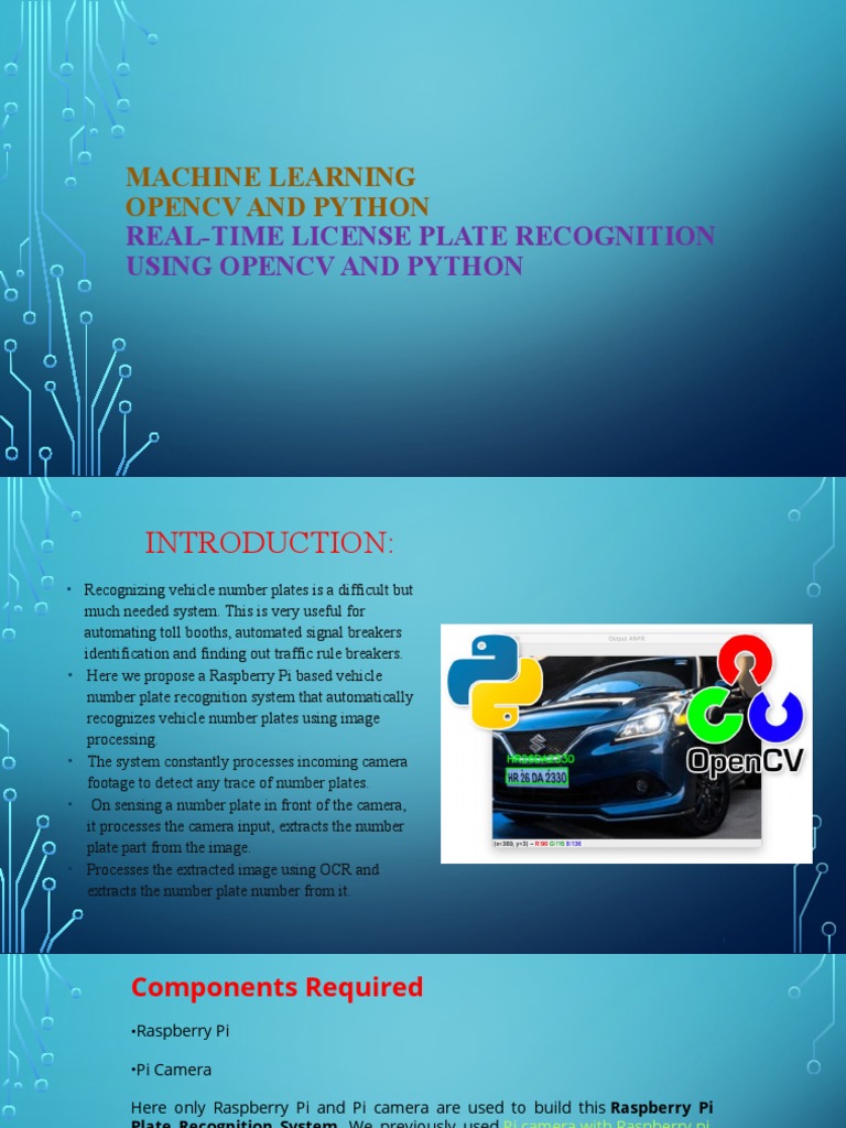 ML Number Plate | PDF | Optical Character Recognition | Software