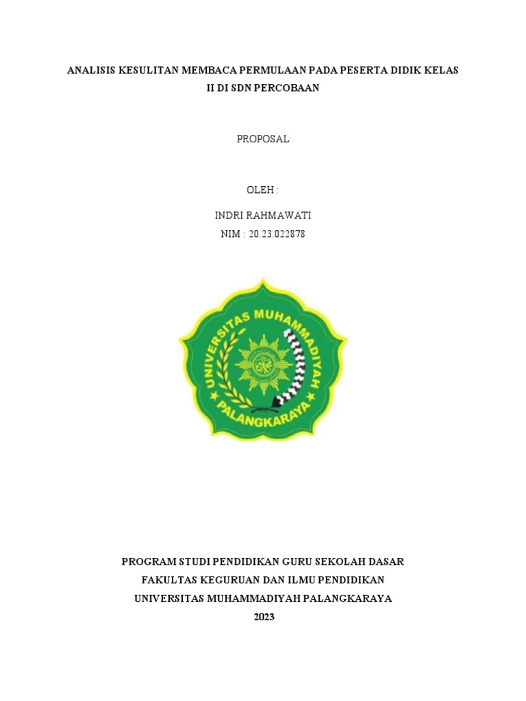 Proposal Metodologi Penelitian | PDF