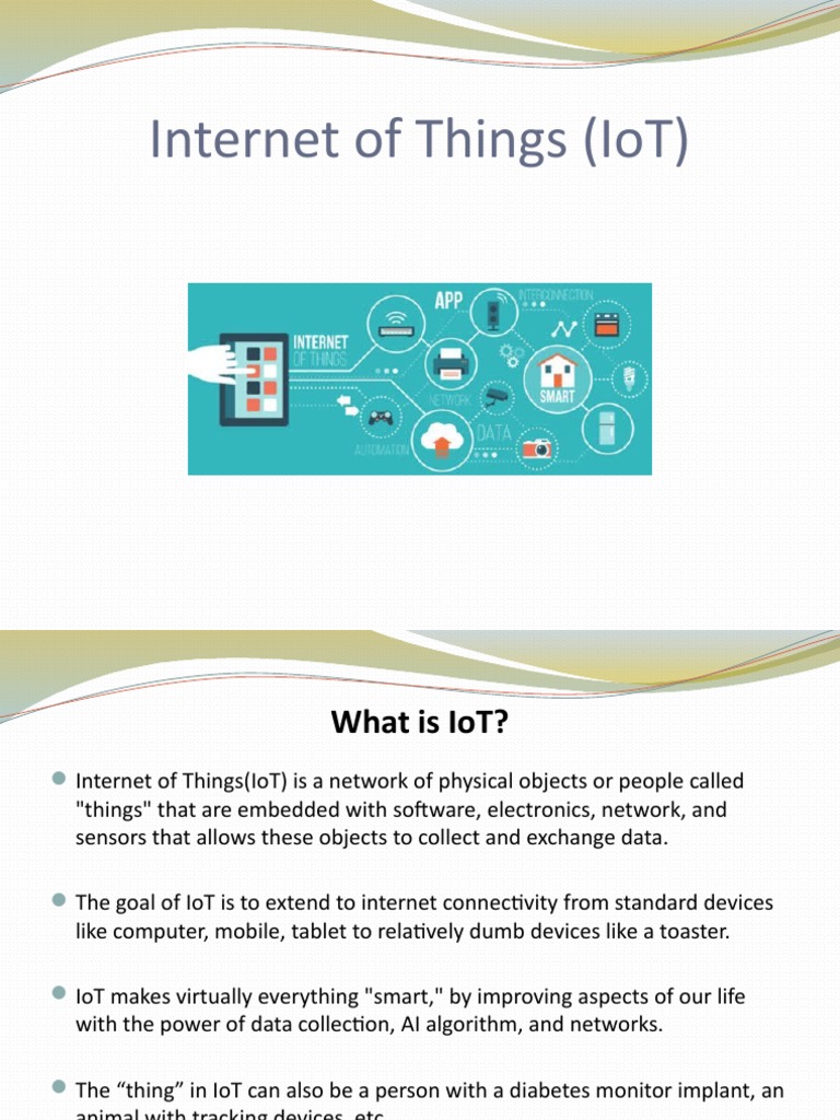 IoT and Big Data | PDF | Internet Of Things | Computer Network