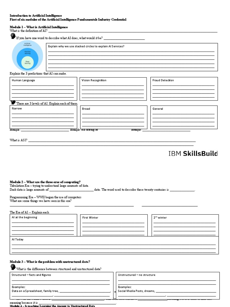 Introduction To Artificial Intelligence | PDF | Machine Learning ...