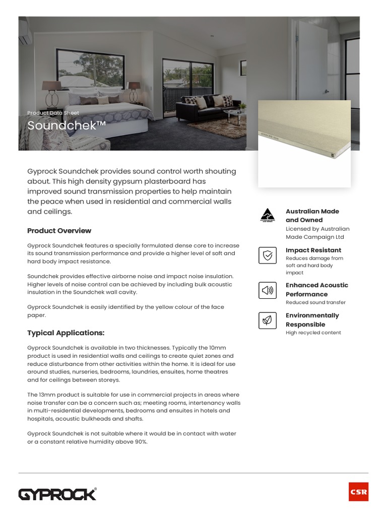 Plasterboard Soundchek | PDF | Drywall | Building