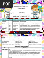 Planificación El Universo | PDF | Dibujo | Educación de la primera infancia