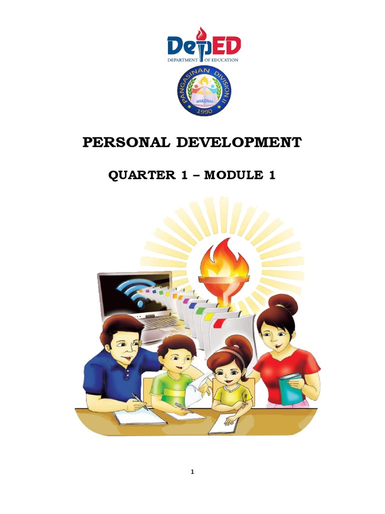 Perdev Quarter 1 Module 1 No Anskey | PDF | Self Concept | Self Esteem