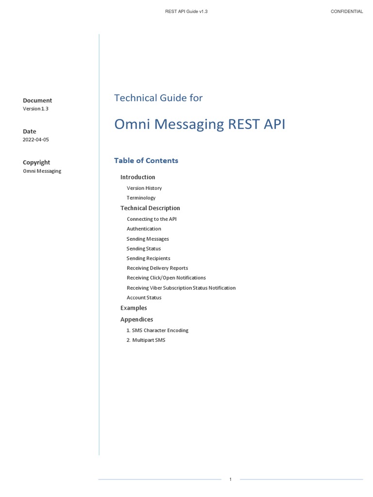 HTTP Api Omni | PDF | Hypertext Transfer Protocol | Computer Network