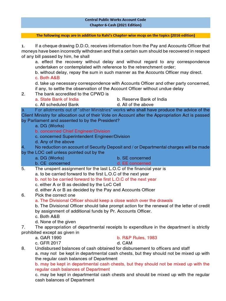 Chapter 6 Cash Original | PDF | Cheque | Payments