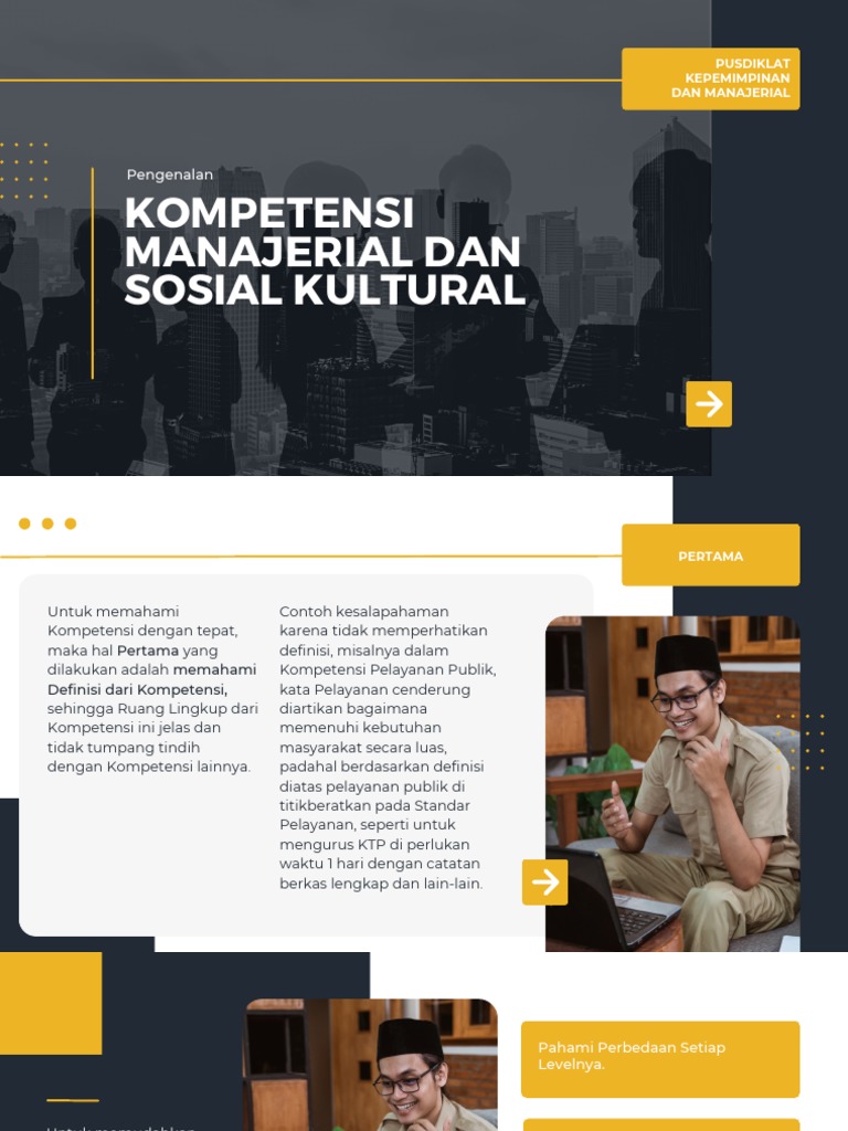 Pengenalan Kompetensi Manajerial Dan Sosial Kultural 1 | PDF