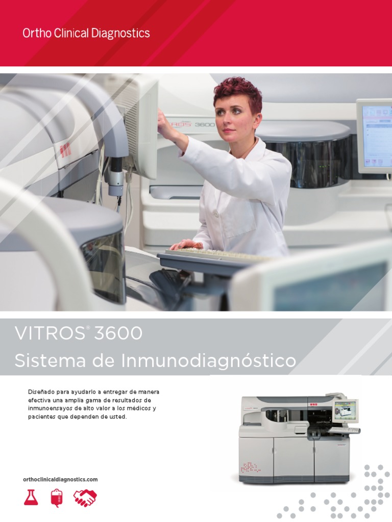 Vitros 3600 Sistema de Inmunodiagnóstico | PDF | Inmunoensayo | Residuos