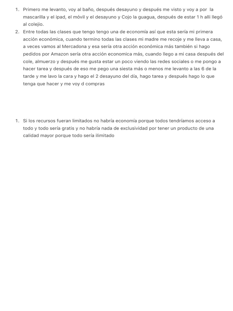 Primero Me Levanto, Voy Al Baño, Después Desayuno y Después Me Visto | PDF