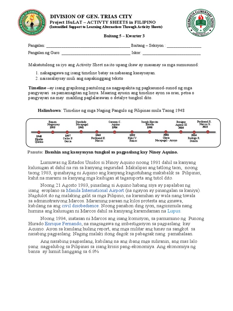Division of Gen. Trias City | PDF