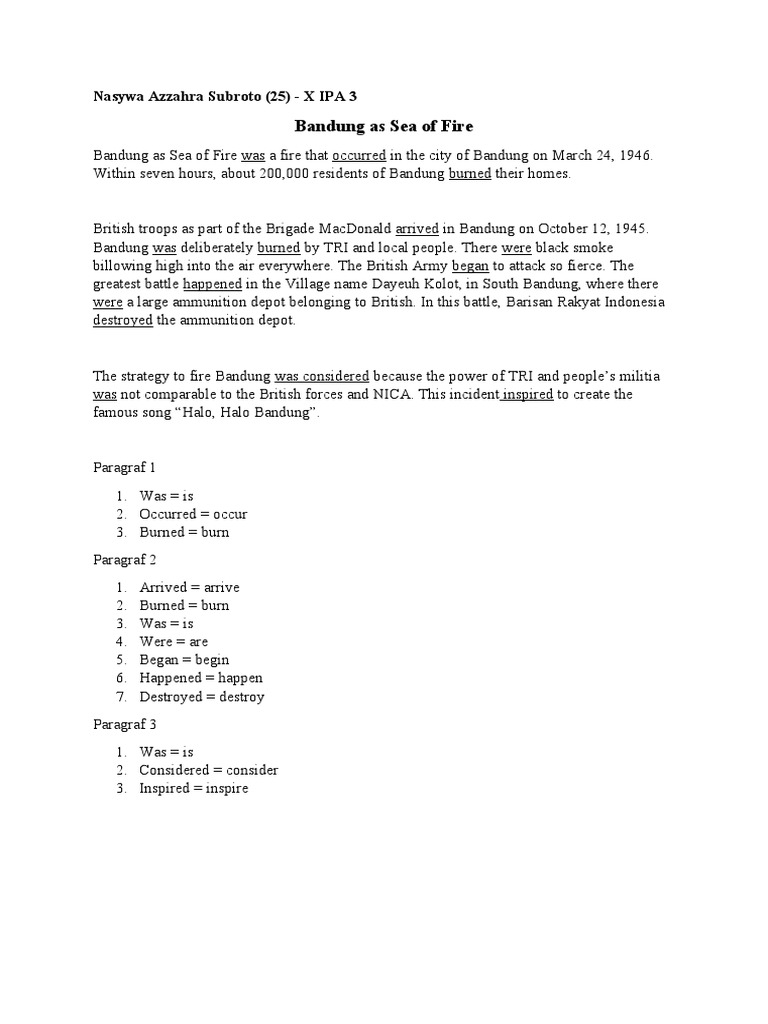 English (Historical Recount Text) | PDF