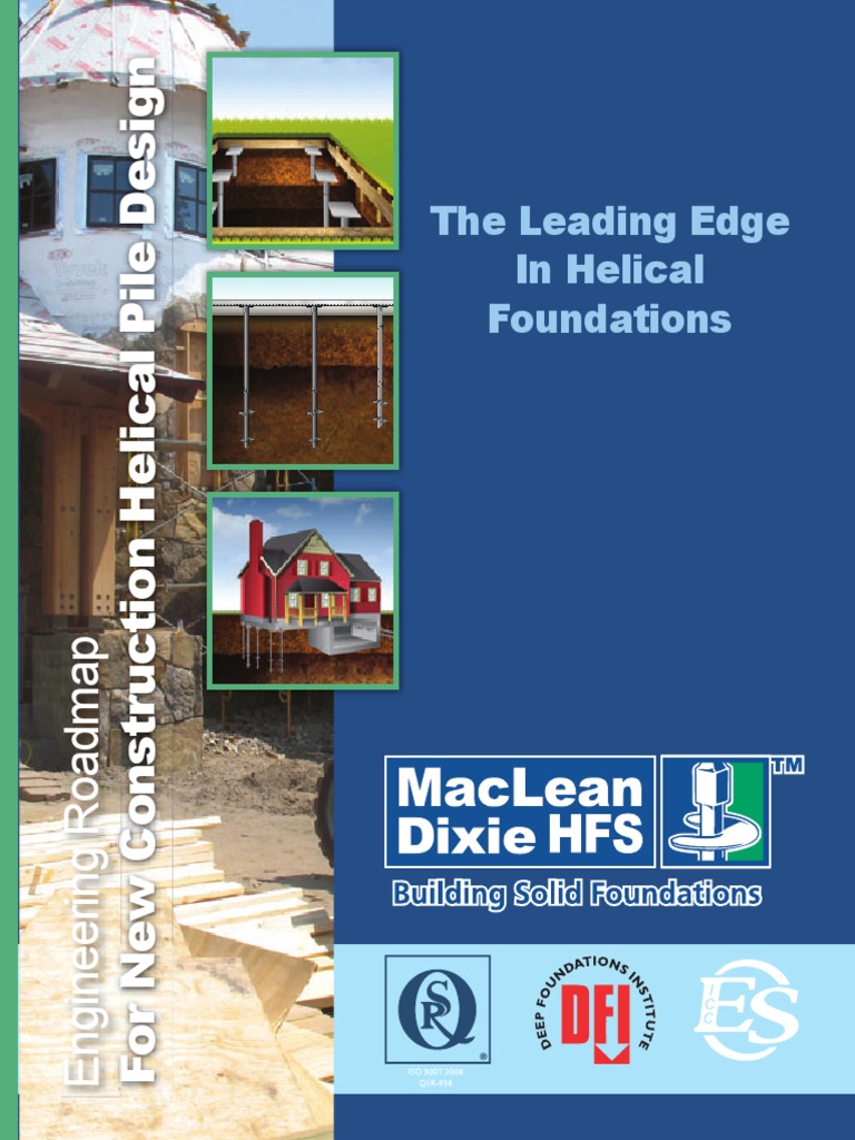 Helical Pile Road Map New Construction | PDF | Deep Foundation | Civil ...