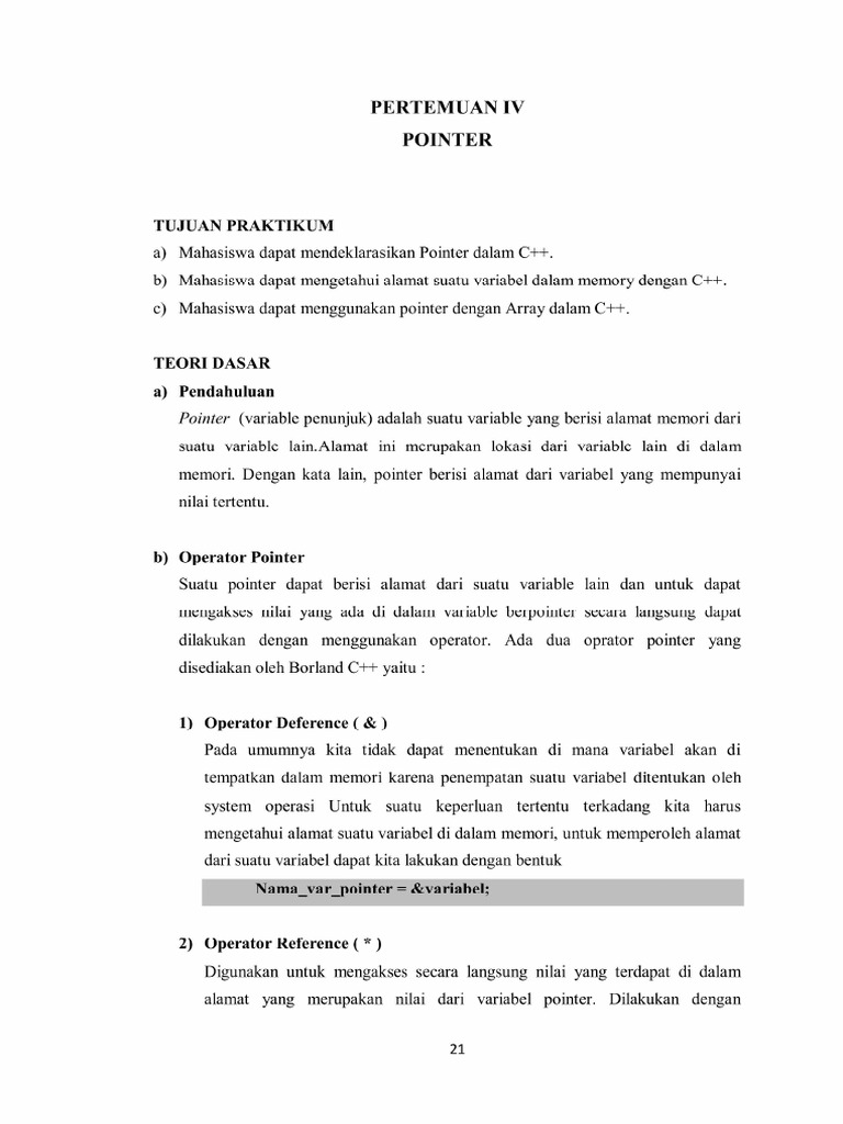 Praktikum Struktur Data Pertemuan 4 | PDF