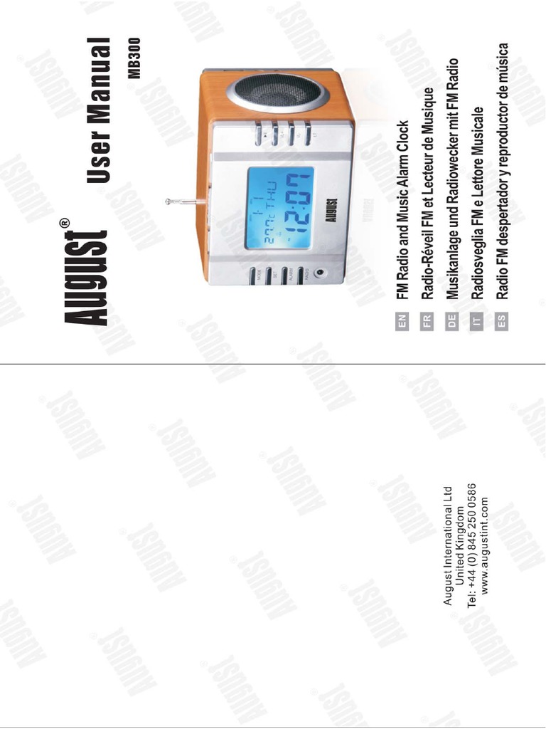Manual August MB300 | PDF