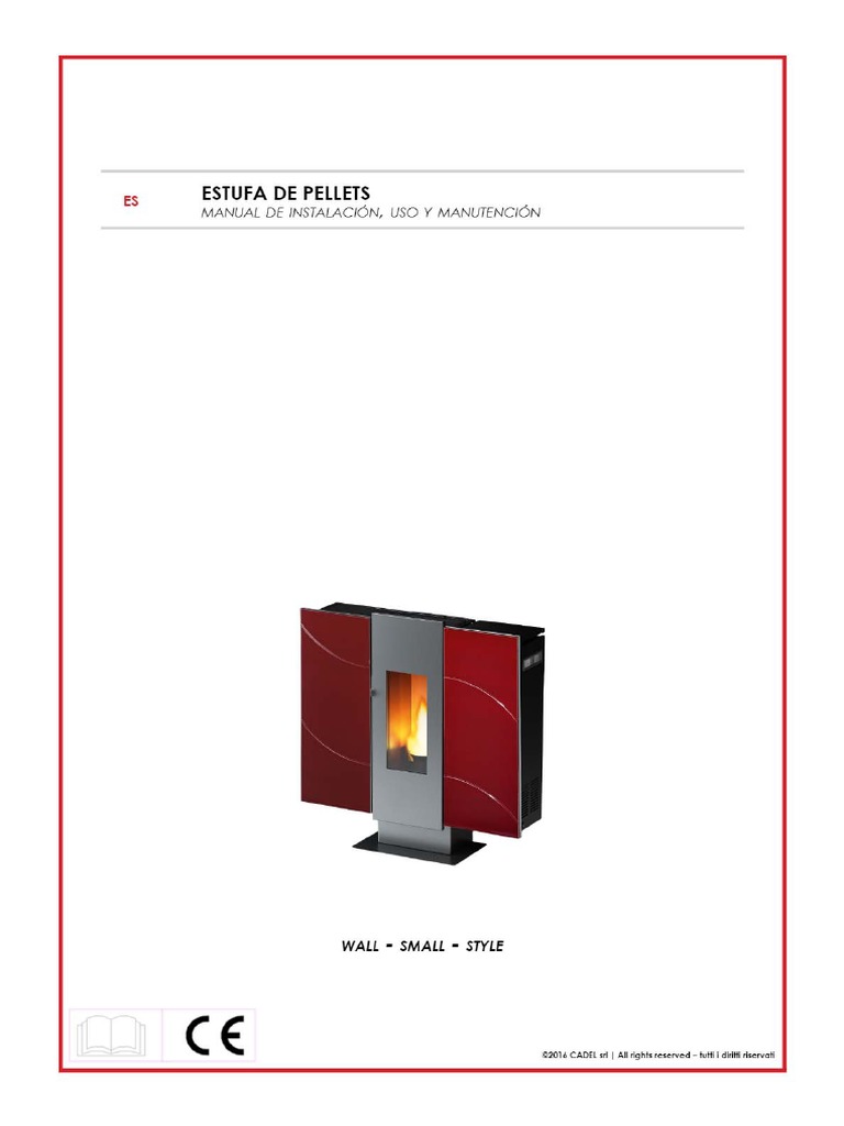 Estufa de Pellets Cadel Wall | PDF