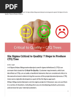 CTQ Tree Template 01 | PDF