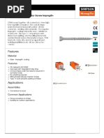 CIS-035-DO35 V2 Maintenance Instructions-Rev6 | PDF | Screw