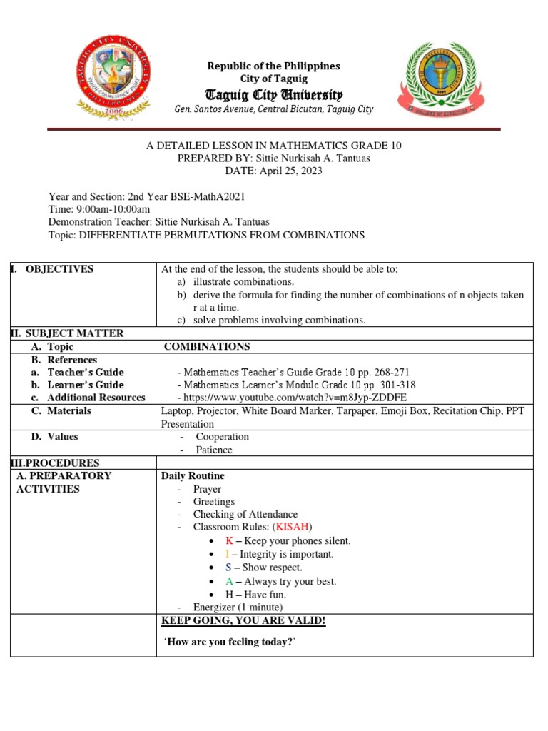 Final LP For Demo | PDF | Pizza | Teachers