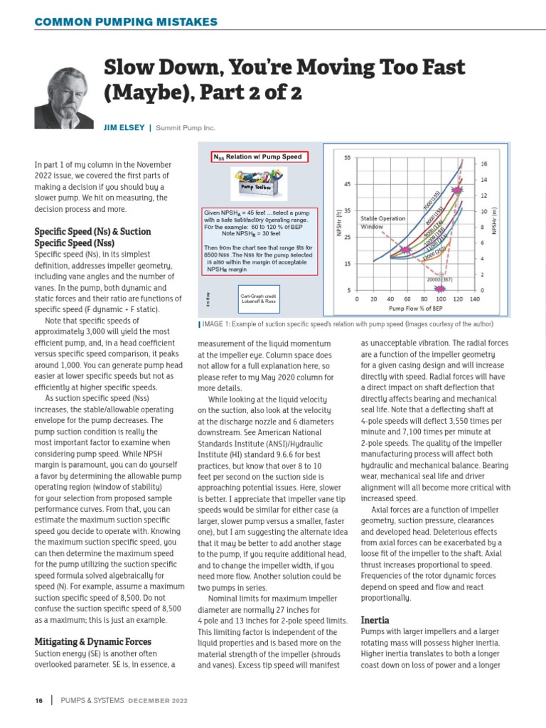 Slow Down, You're Moving Too Fast | PDF | Pump | Hydraulics