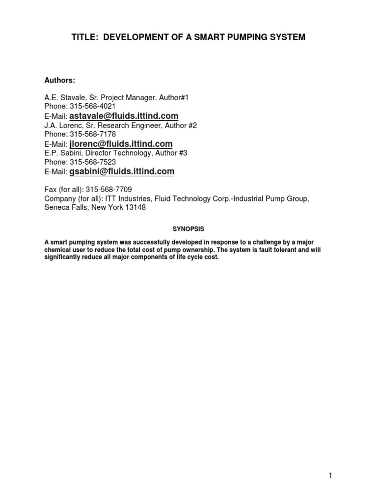 Development of A Smart Pumping System | PDF | Pump | Control Theory