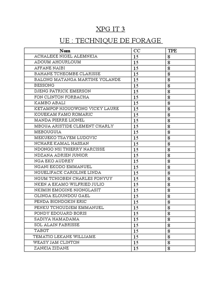 Technique de Forage | PDF