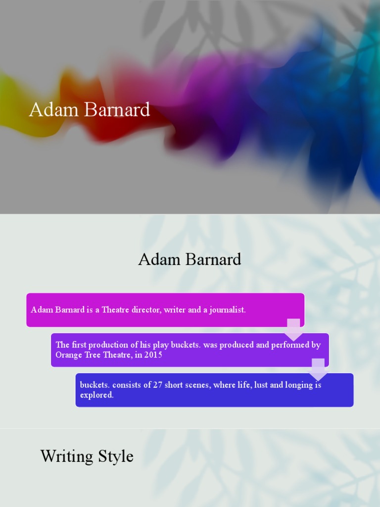 Adam Barnard Research | PDF