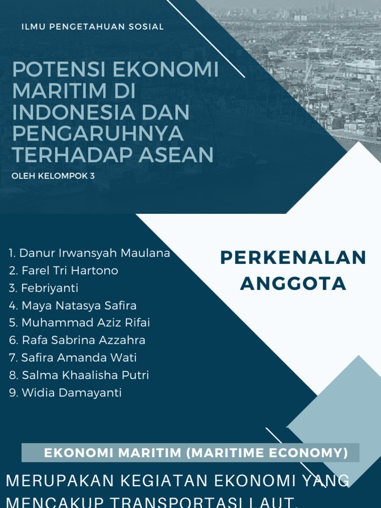 Potensi Ekonomi Maritim Kel.3 | PDF