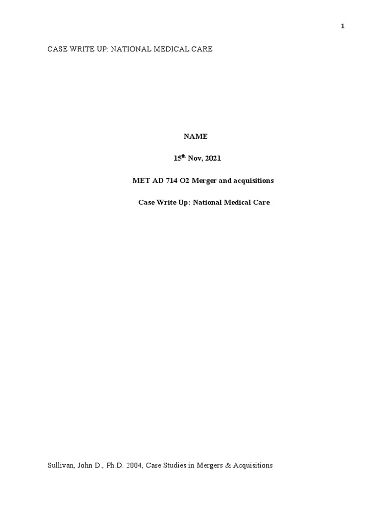 Case Write Up 2 | PDF | Chronic Kidney Disease | Stocks