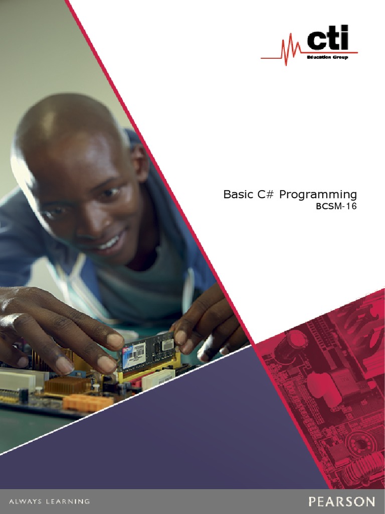 Basic C# Programming Study Guide - BCSM-16 V1.0 - Interactive | PDF | Method (Computer ...