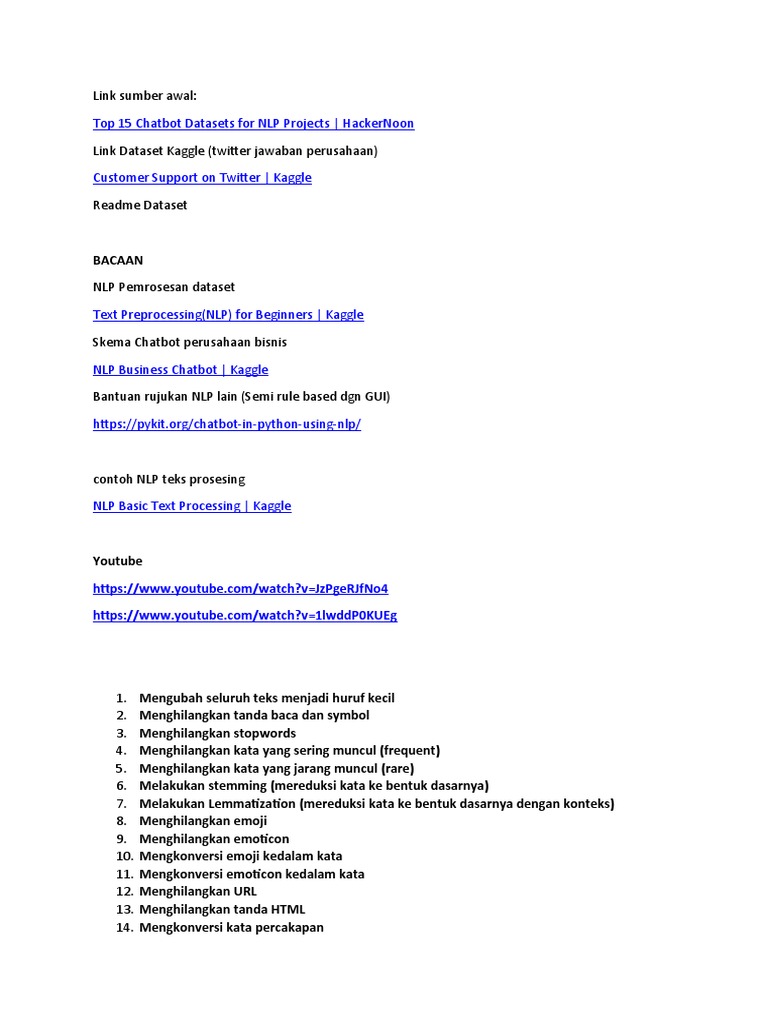 Materi Dan Pekerjaan NLP | PDF | Internet | World Wide Web