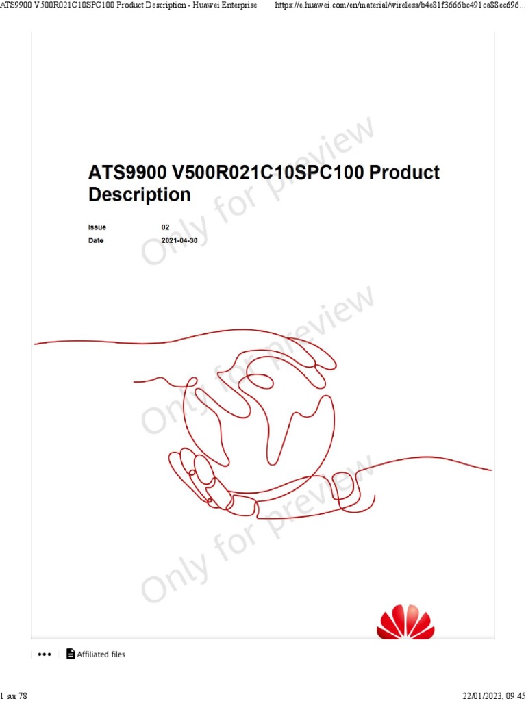 ATS9900 V500R021C10SPC100 Product Description - Huawei Enterprise | PDF ...