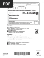Science Iprimary Edexcel Past Paper June 2021 | PDF | Breathing | Oxygen