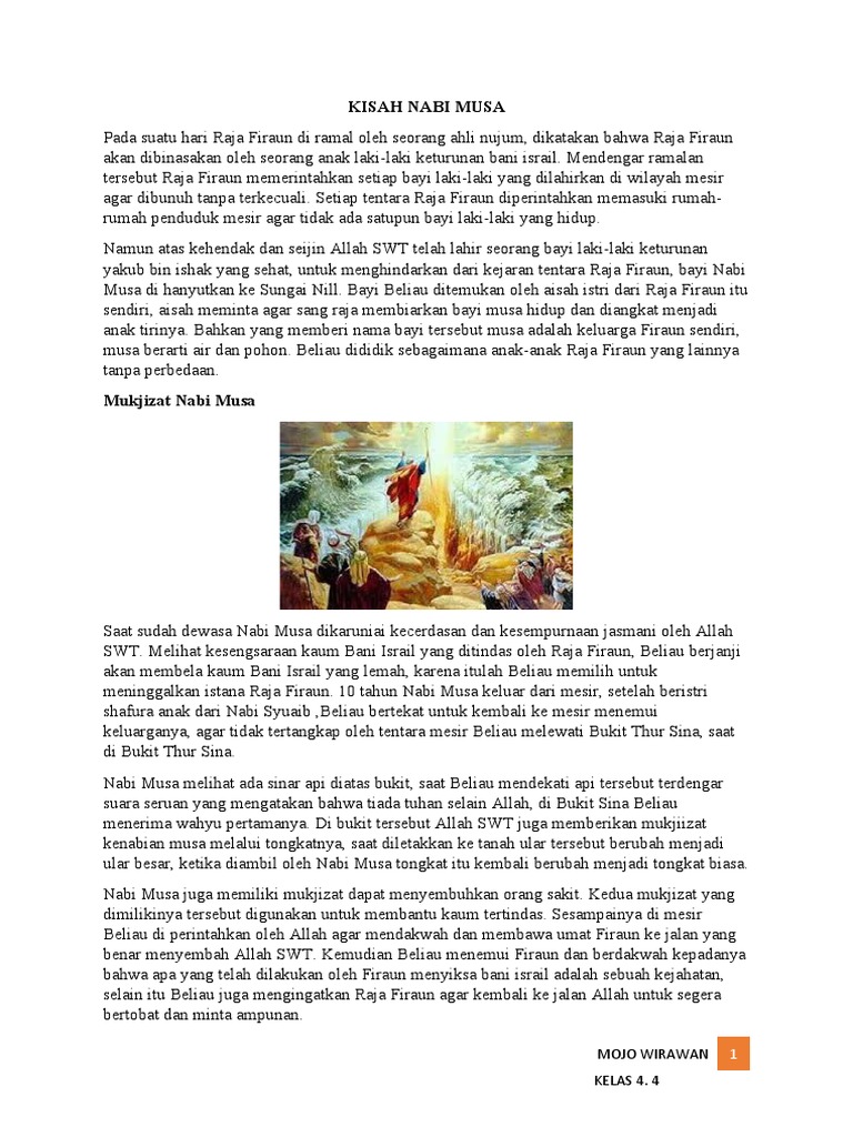 KISAH NABI MUSA & hARUN | PDF