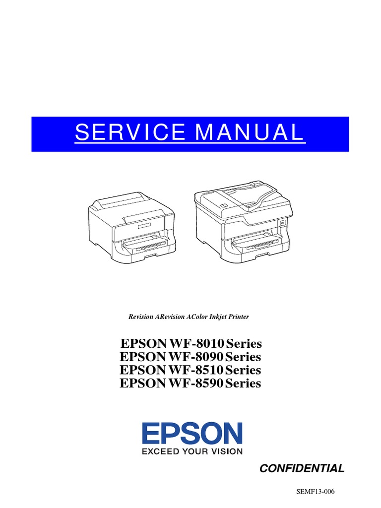 WF-8010,8090,8510,8590 A All | PDF | Troubleshooting | Printer (Computing)
