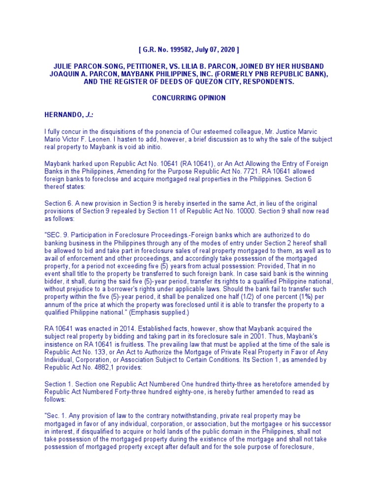 Hernando Cases | Download Free PDF | Annulment | Mortgage Law