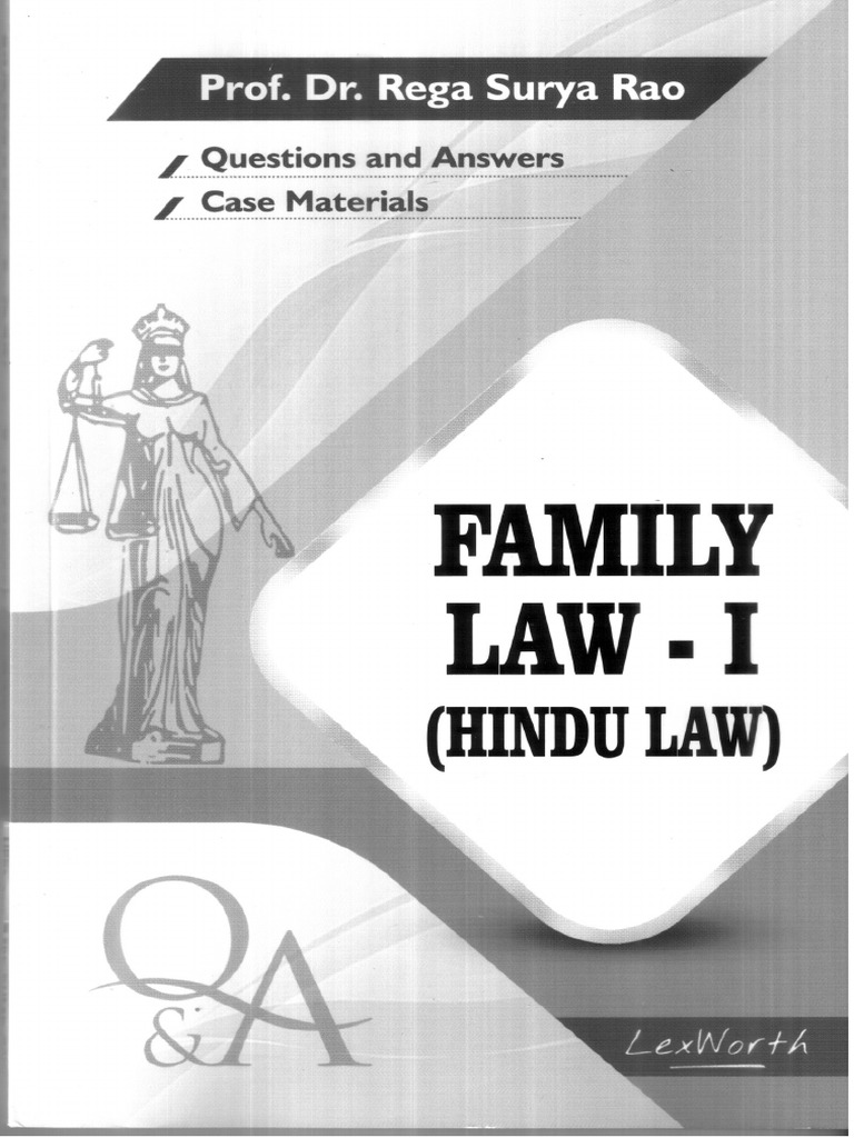 LLB 1 - 1 Family Law I | PDF
