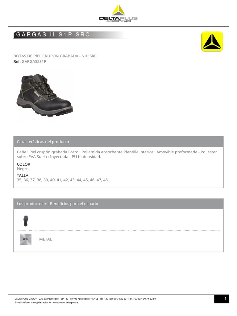 Zapatos de Seguridad | PDF