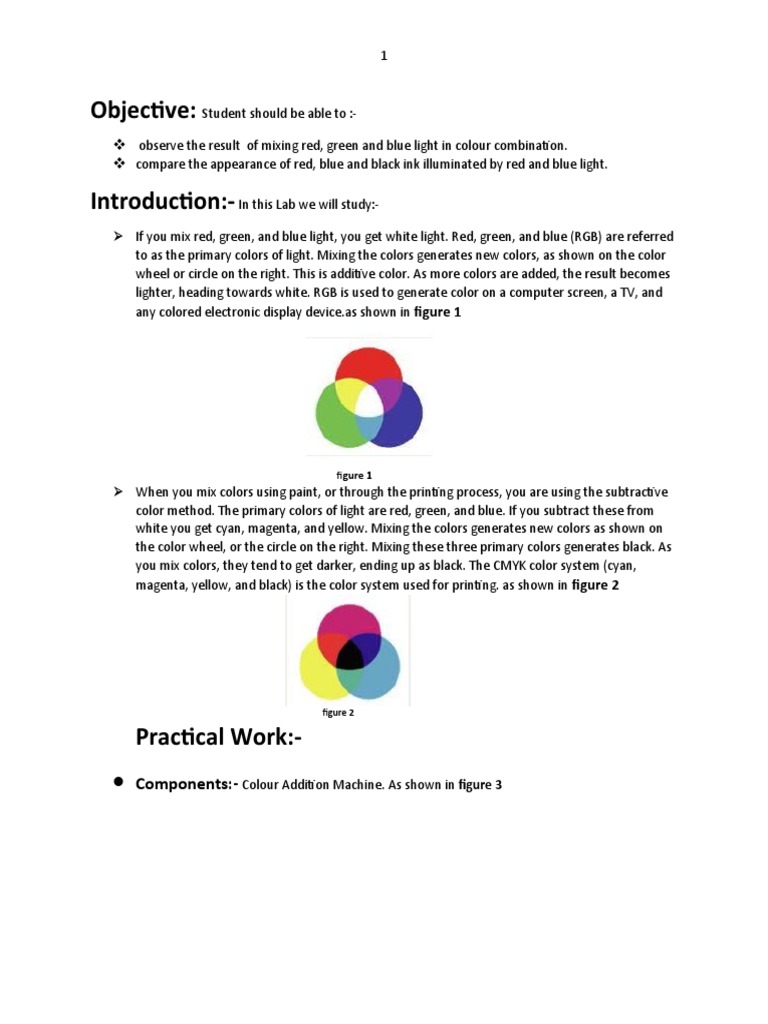 Lab10 A.physics | PDF | Magenta | Color