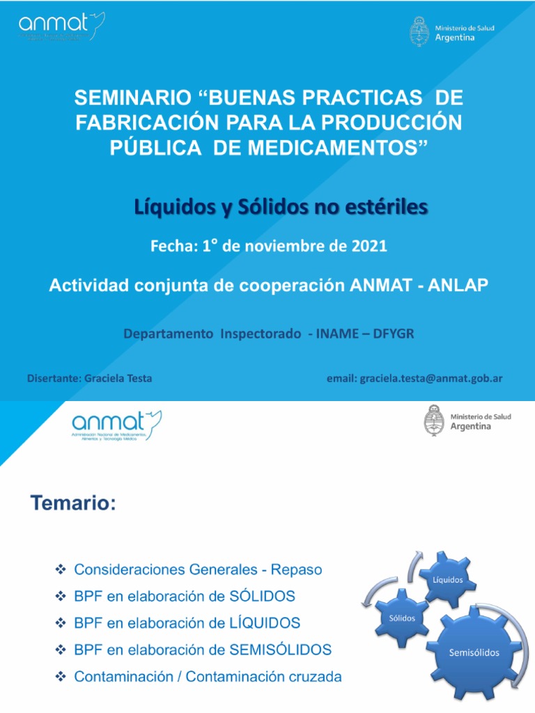 Unidad 4 - Productos No Estériles - NOVI21 | PDF