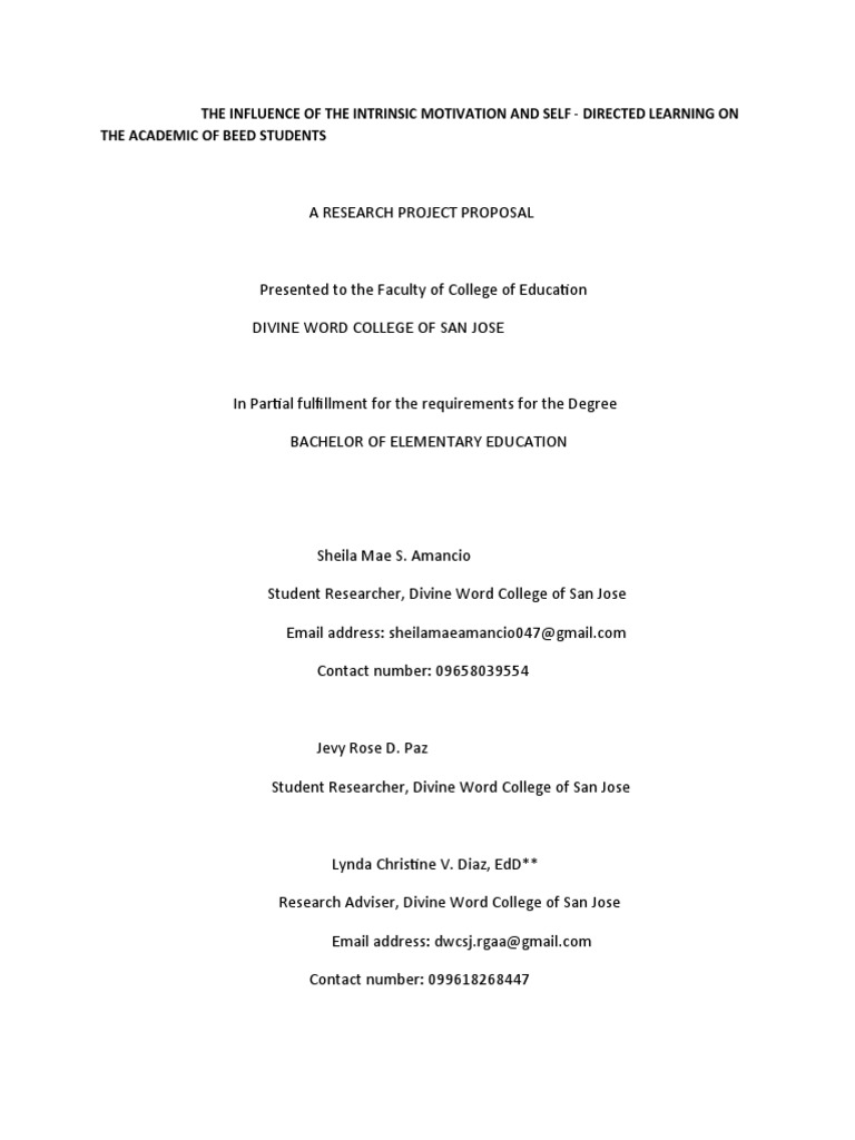 INTRODUCTION (Draft) | PDF | Motivational | Motivation