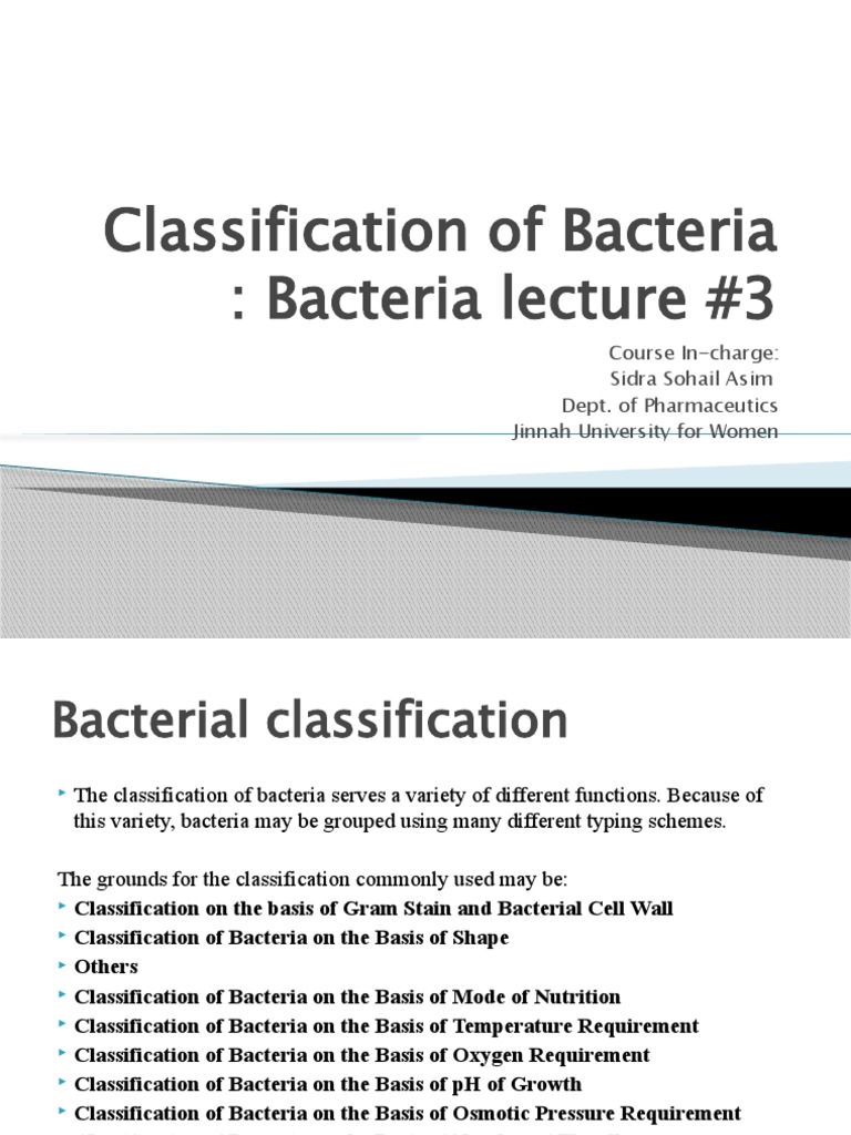 Classification of Bacteria: An In-Depth Look at Bacterial Typing ...