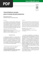 PDF Farmacos+Uteroinhibidores+ (Tocoliticos) | PDF | Parto | Hipertensión