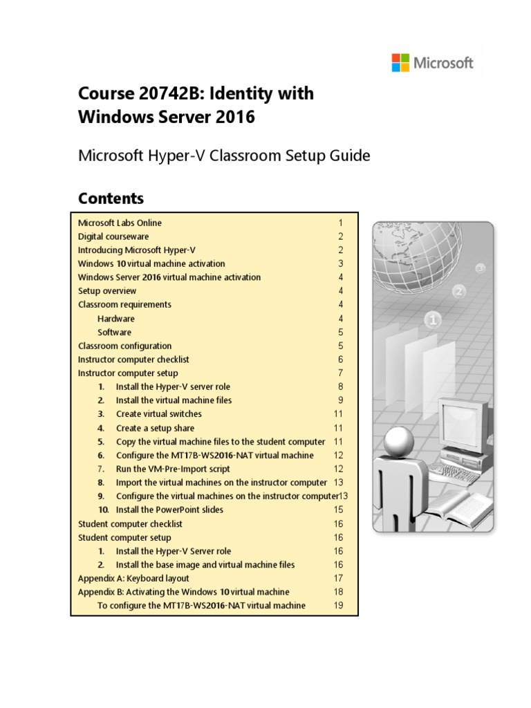 20742B Setupguide | PDF | Hyper V | Computer File