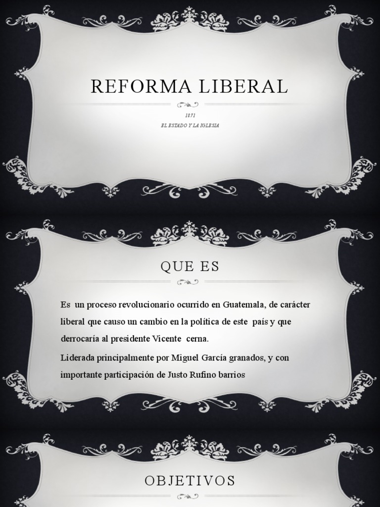 Reforma Liberal en Guatemala 1871 | PDF | Guatemala