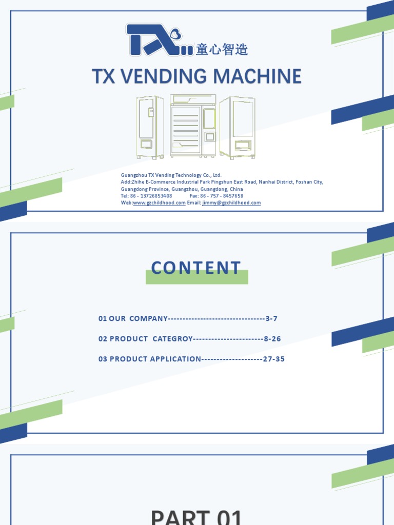TX Vending Machine Presentation1 | PDF | Qr Code | Vending Machine