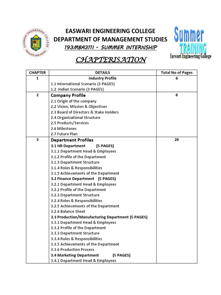 2.summer Internship - Chapterisation 2022 | PDF